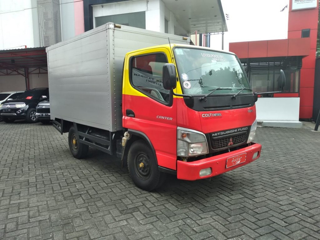 Mobil MITSUBISHI FUSO CANTER FE71 110PS ENGKEL BOX ALUMINIUM PINTU ...