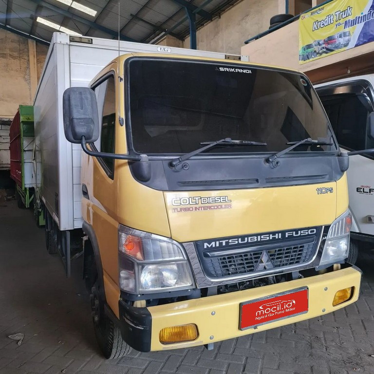 Mobil MITSUBISHI FUSO CANTER FE 73 110PS 6 RODA BOX ALUMINIUM PINTU ...